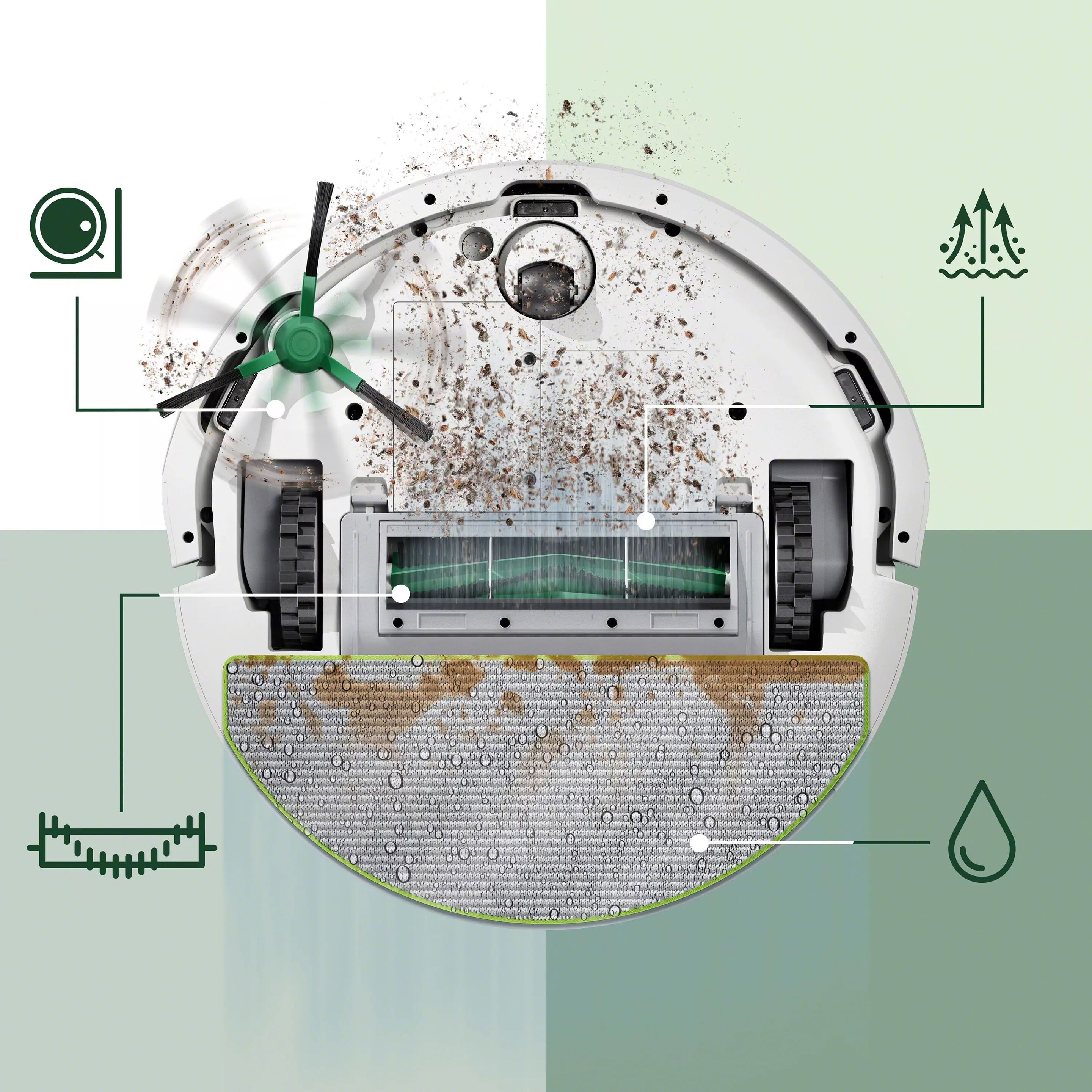 Roomba® Combo 105 + Base AutoEmpty™ – Preto